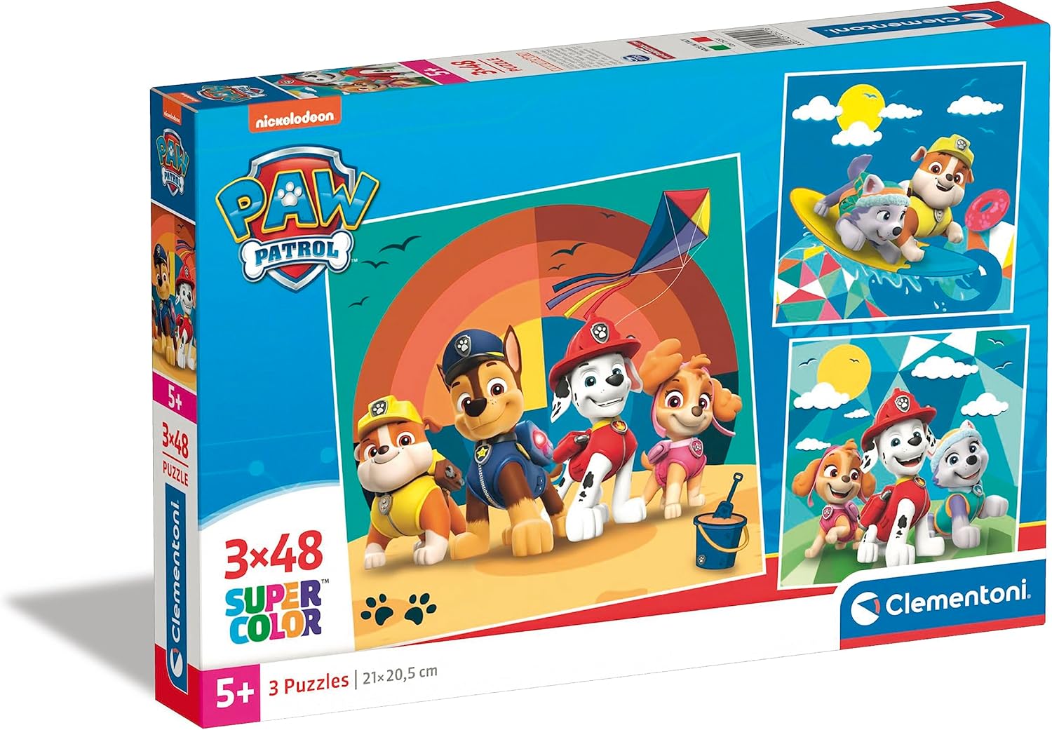 מפרץ ההרפתקאות - 3 פאזלים של 48 חלקים CLEMENTONI
